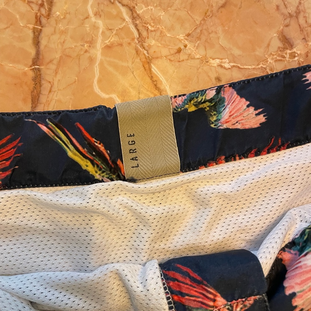 Men’s Swim Trunks Parrot Bathing Suit - Gem